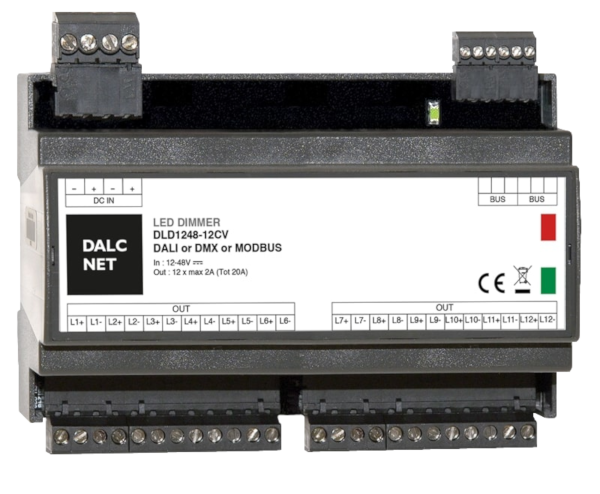 Led dimmer and RGB controller for professional lighting systems